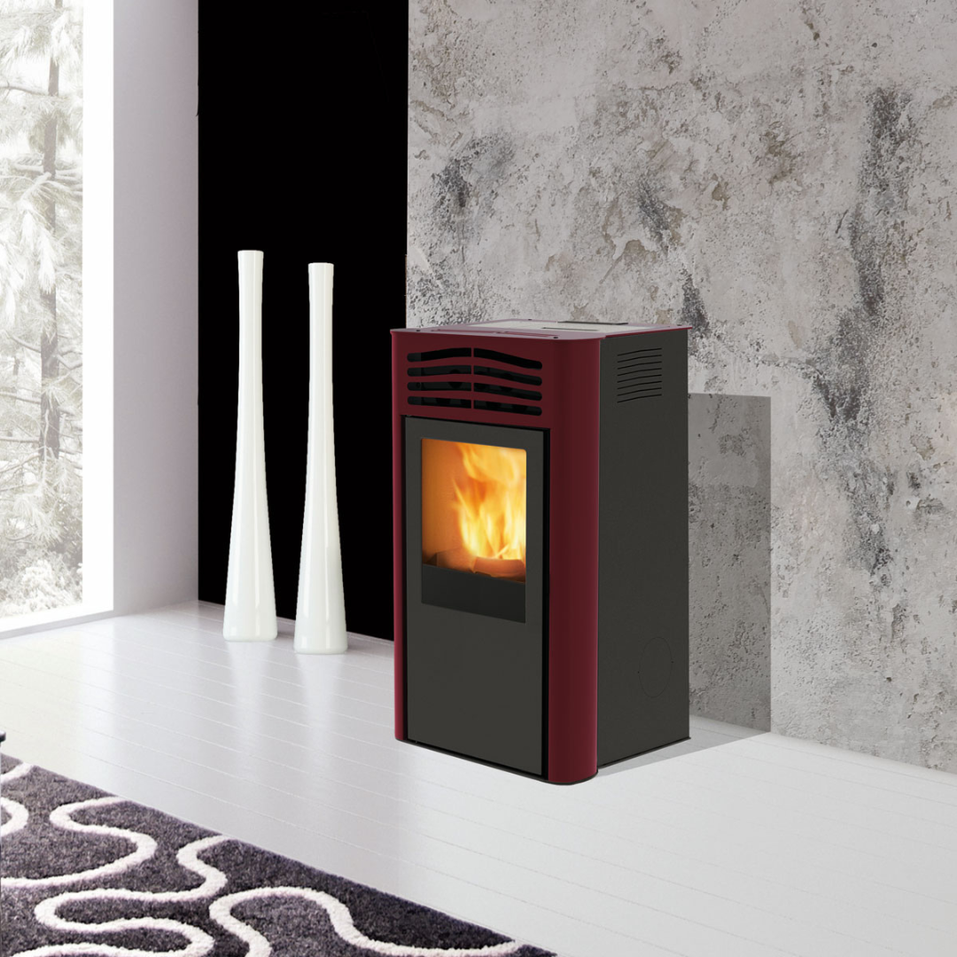 Stufa a pellet mod. Ten plus 10 kw - Italiana camini - OUTLET